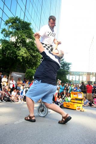 The Checkerboard Guy - on The Busking Project