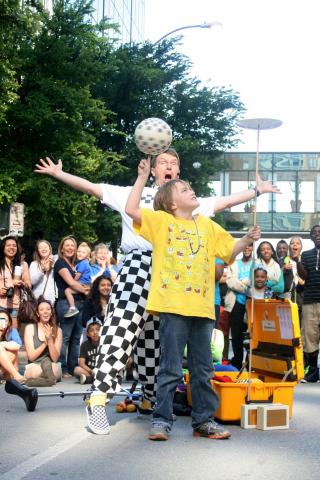 The Checkerboard Guy - on The Busking Project