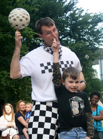 The Checkerboard Guy - on The Busking Project