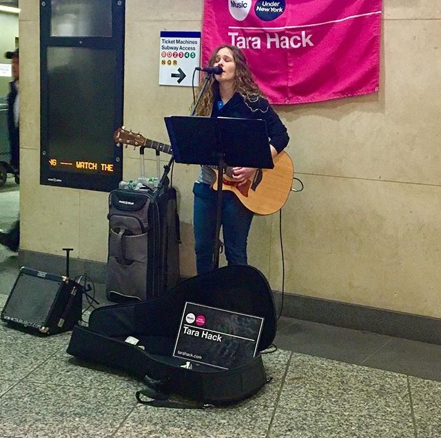Tara Hack - on The Busking Project